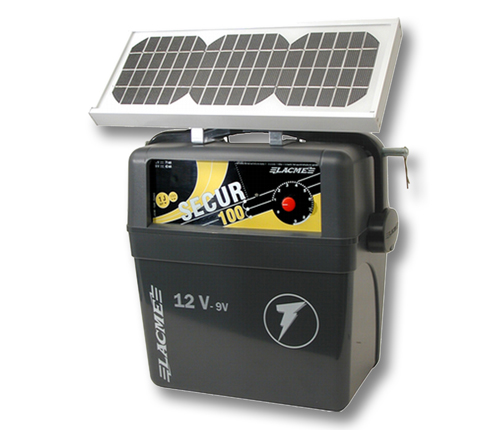 ELETTRIFICATORE LACME SECUR 100 SOLIS CON PANNELLO SOLARE 6W, JOULE 1,0 ... ELETTRIFICATORE LACME SECUR 100 SOLIS CON PANNELLO SOLARE 6W, JOULE 1,0 ...