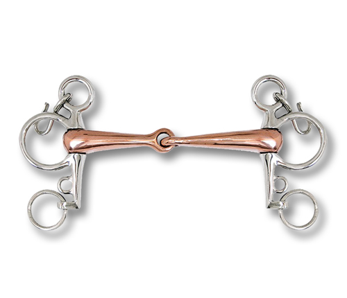MORSO PELHAM VUOTO, ASTE CORTE, IMBOCCATURA IN RAME - MySelleria