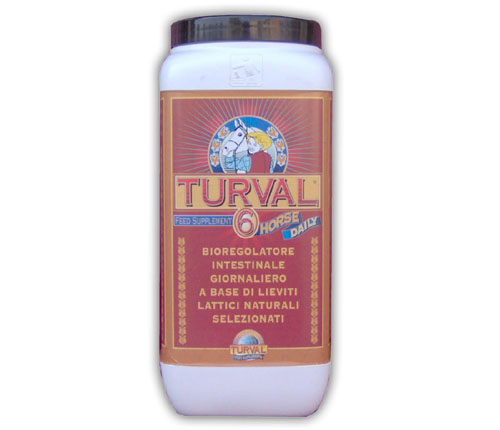 TURVAL 6 DAILY BIOREGOLATORE INTESTINALE PER CAVALLI DA KG 5 - MySelleria